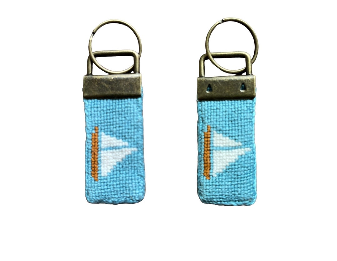 Needlepoint Key FOB / Keychain - Etsy