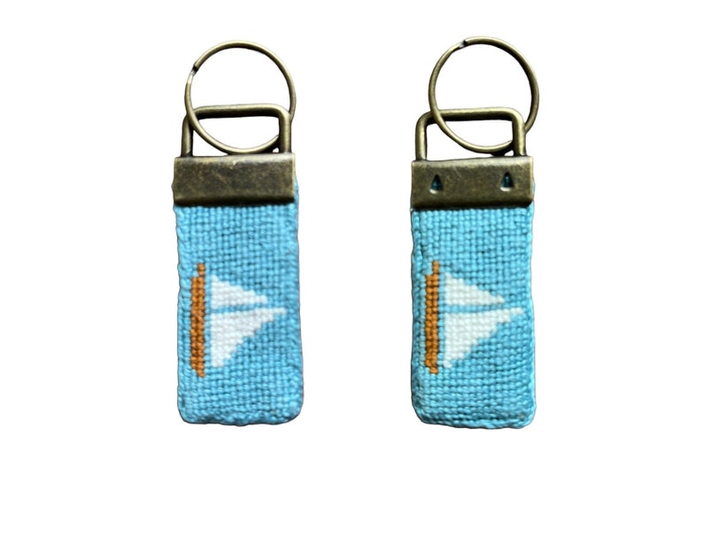 Needlepoint Key FOB / Keychain - Etsy