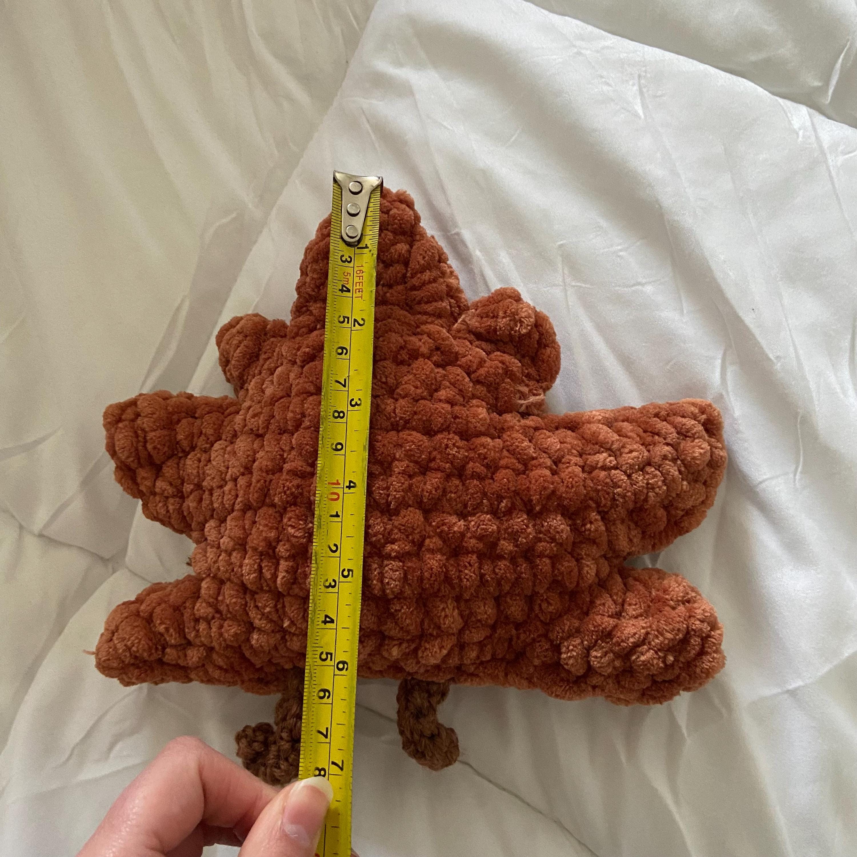 Maple Leaf Crochet Plush - Amigurumi Sample - Etsy