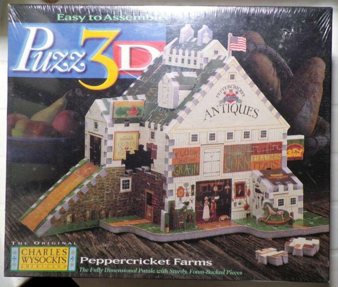 Charles Wysocki's Americana, Peppercricket Farms, 247 Piece 3D Jigsaw ...