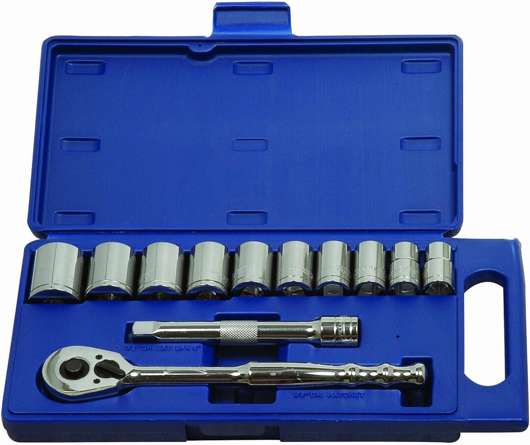 Williams 50667 1/2-inch Drive Socket and Drive Tool Set, 12-piece ...