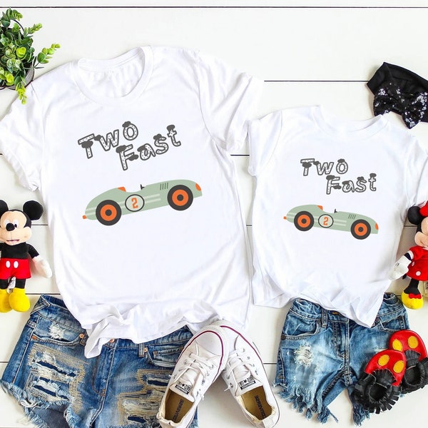 Two Fast Birthday Shirt - Etsy
