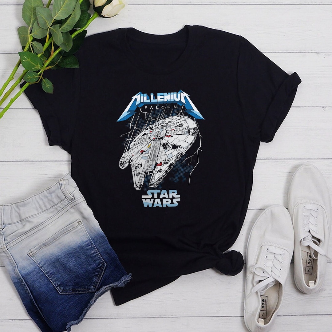 Retro Disney Star Wars Shirt, Millennium Falcon Shirt, Vintage Star ...