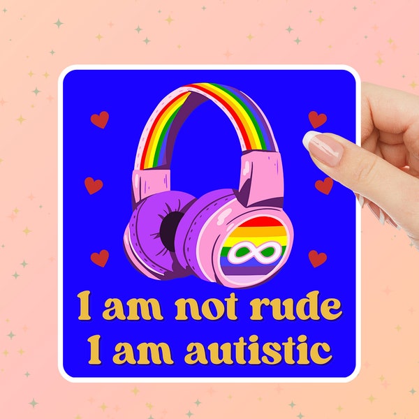 I Am Autistic Sticker - Etsy