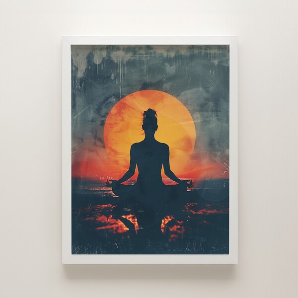 Meditation Poster - Etsy