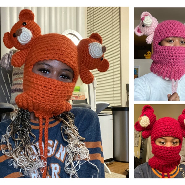 Crocheted Ski Mask - Etsy