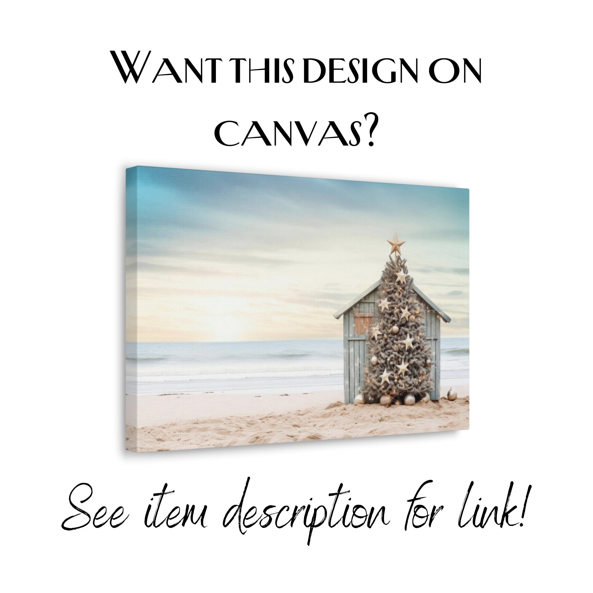 Tropical Christmas Decoration Printable Digital Christmas Wall Art ...