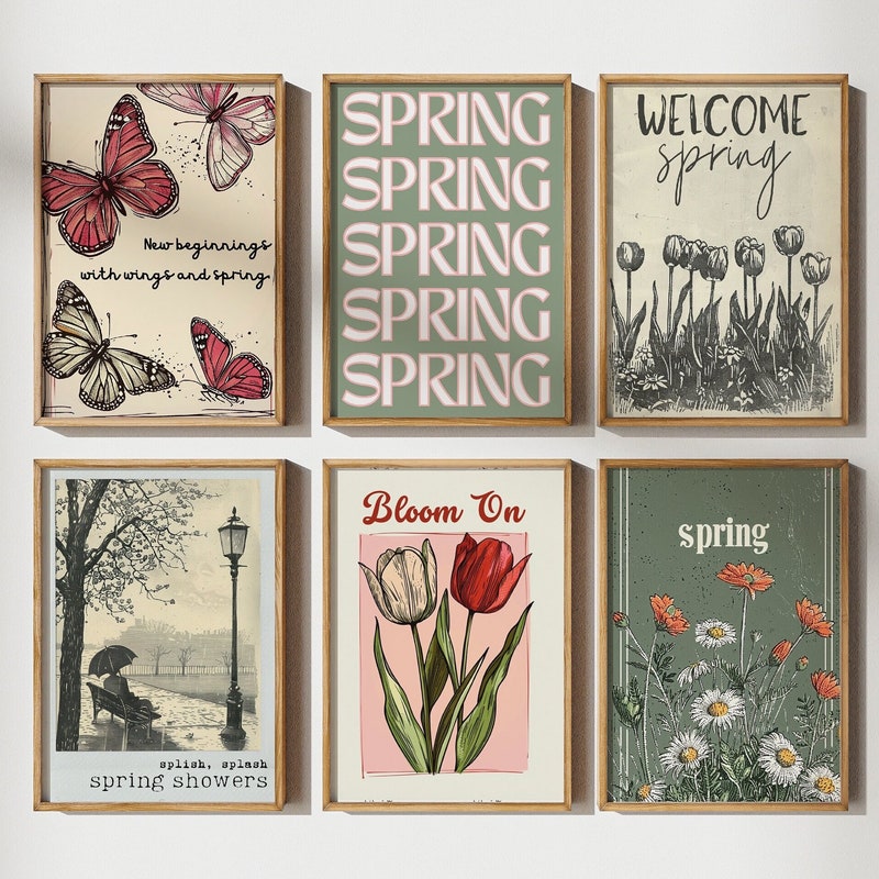 Spring Art - Etsy