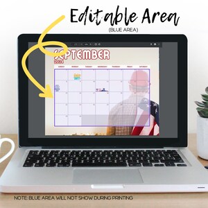Editable SEPTEMBER 2024 Calendar, Labor Day, Printable Monthly Calendar ...