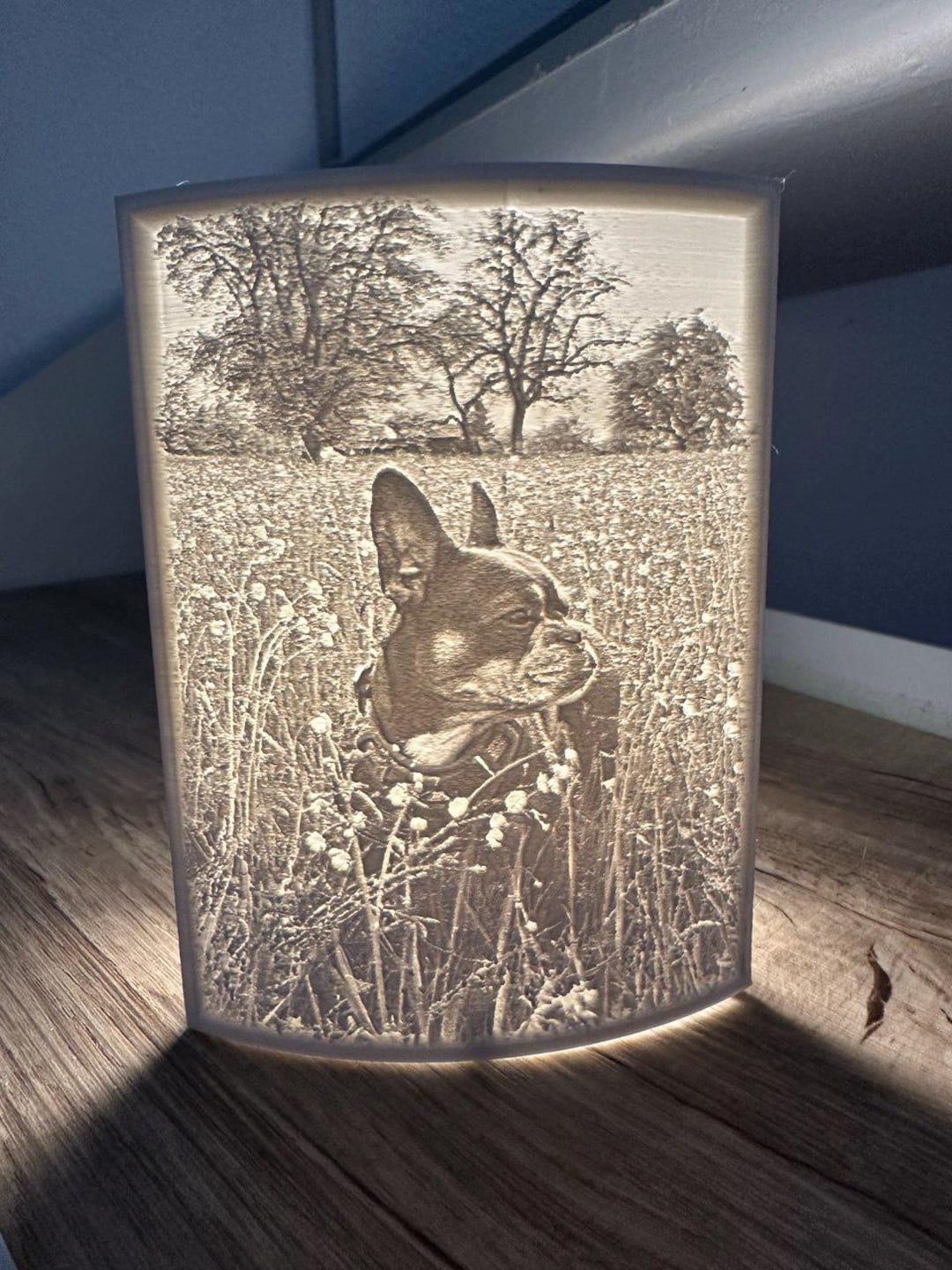 Personalized 3D Printed Photo Lamp – Lithophane Night Light With Your ...