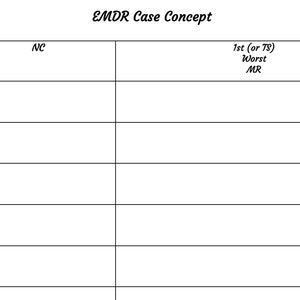 EMDR Case Conceptualization Plan - Etsy