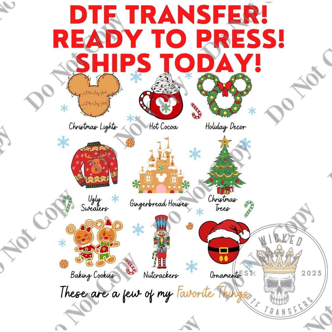 Disney Dtf Transfers Disney DTF Transfer DTF Cold Peel - Etsy