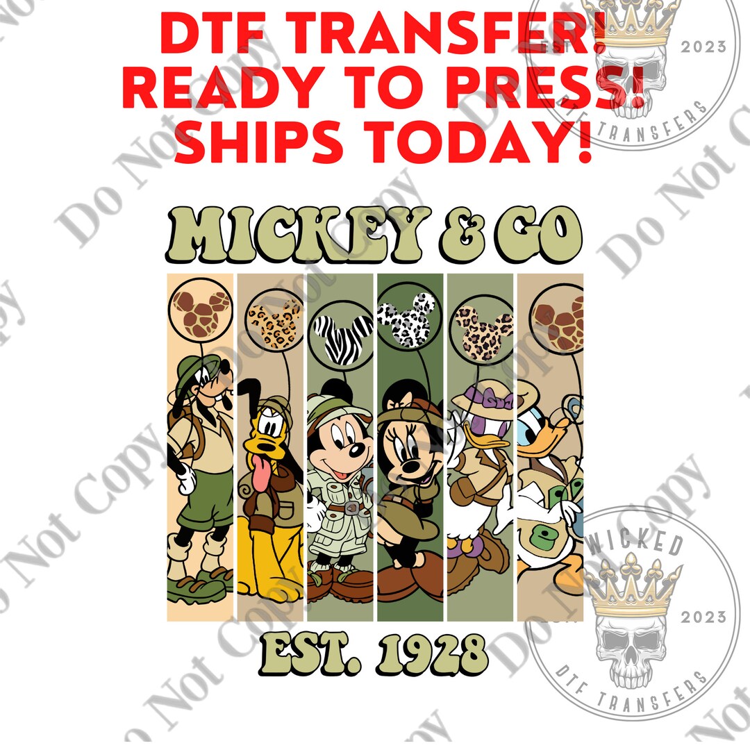 Disney Dtf Transfers, Disney DTF Transfer, DTF, Cold Peel, Trendy DTF ...