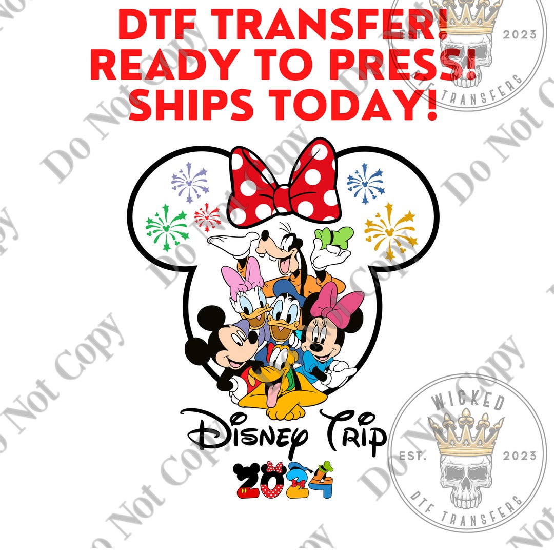 Disney Dtf Transfers, Disney DTF Transfer, DTF, Cold Peel, Trendy DTF ...