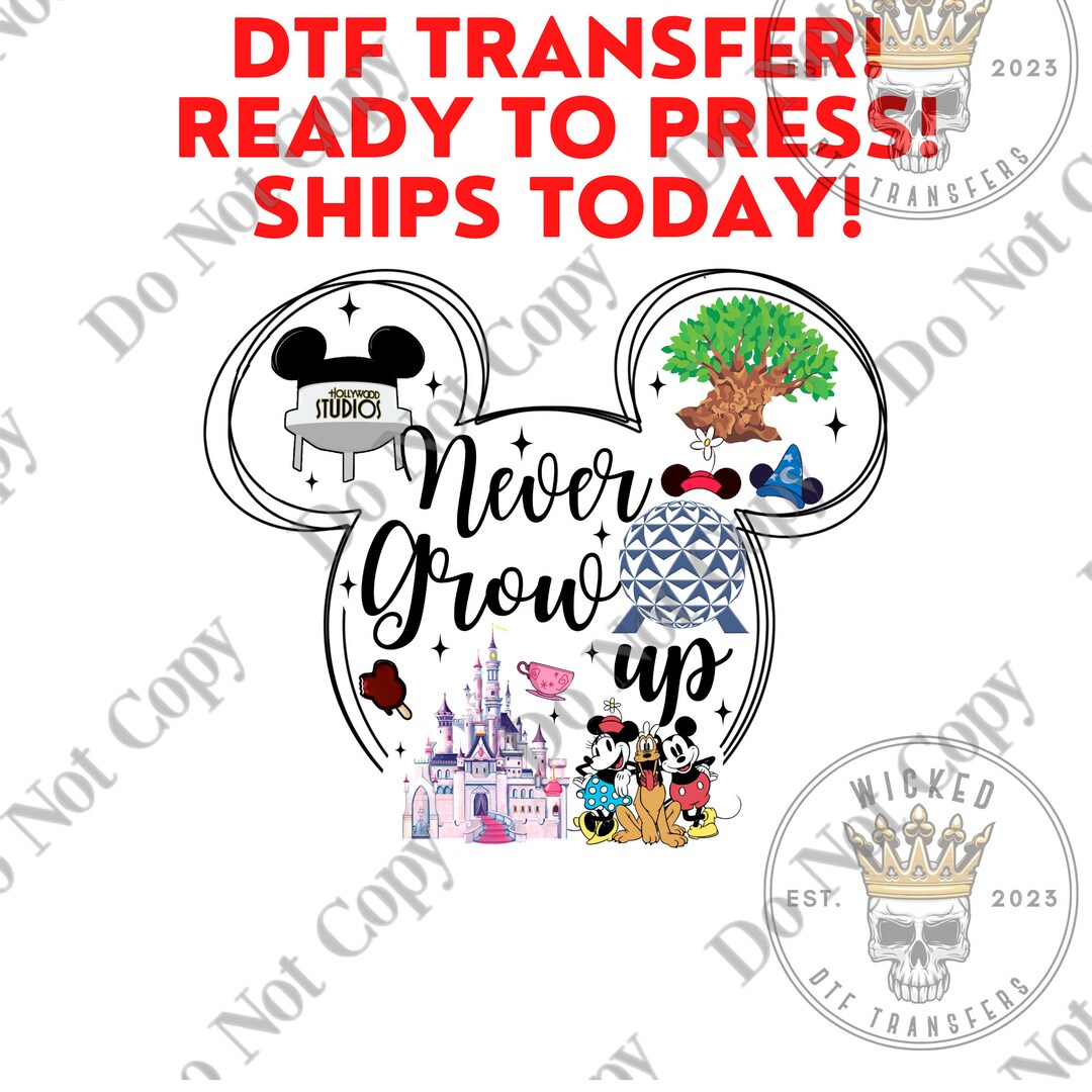 Disney Dtf Transfers, Disney DTF Transfer, DTF, Cold Peel, Trendy DTF ...