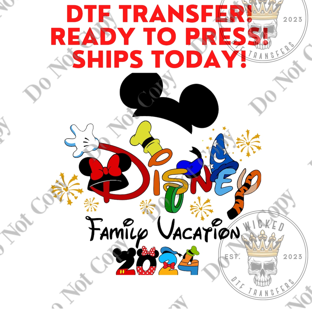 Disney Dtf Transfers, Disney DTF Transfer, DTF, Cold Peel, Trendy DTF ...