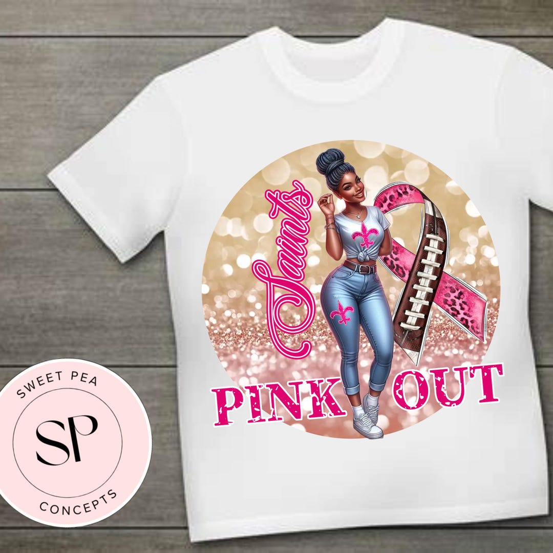 Saints Pink Out Fan - Etsy