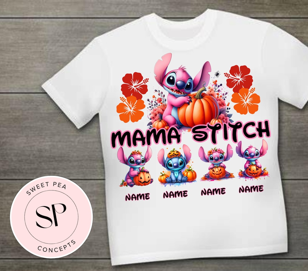 Mama Stitch Family Halloween/ Fall - Etsy