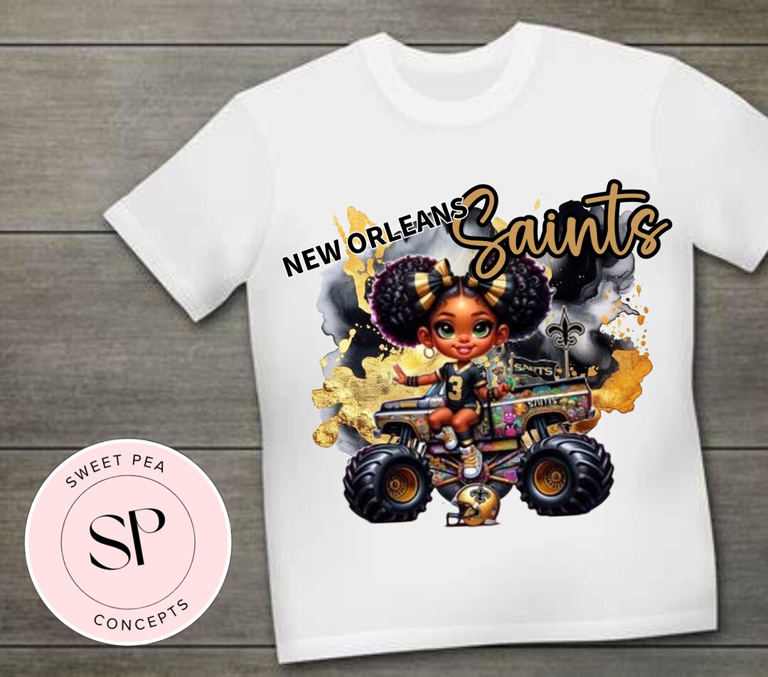 Monster Truck Saints Girl - Etsy