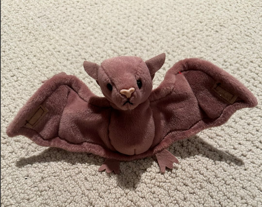 Very Very Rare Batty Beanie Baby With Velcro - Etsy