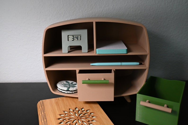 Mid-century Modern Desk Organizer - Etsy