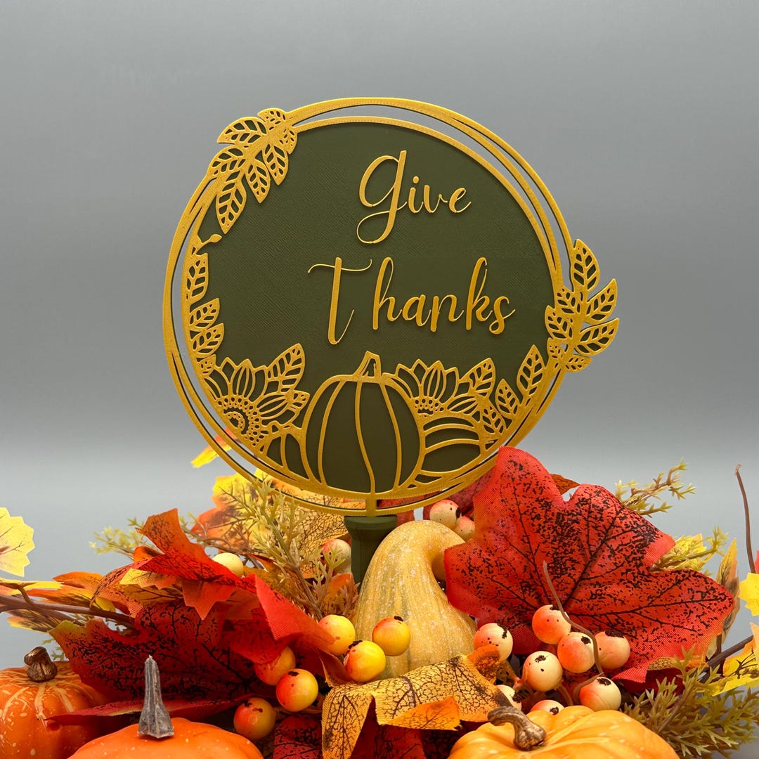 Table Centerpiece for Thanksgiving, Friendsgiving Decor, Bless This ...
