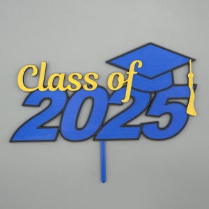 2025 Graduation Cake Topper, Class of 2025, 3D Printed Cake Topper - Etsy