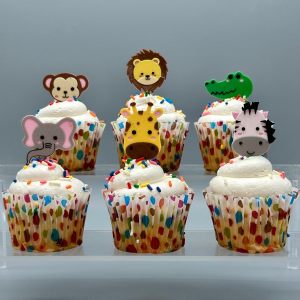 Zoo Cupcake Topper - Etsy