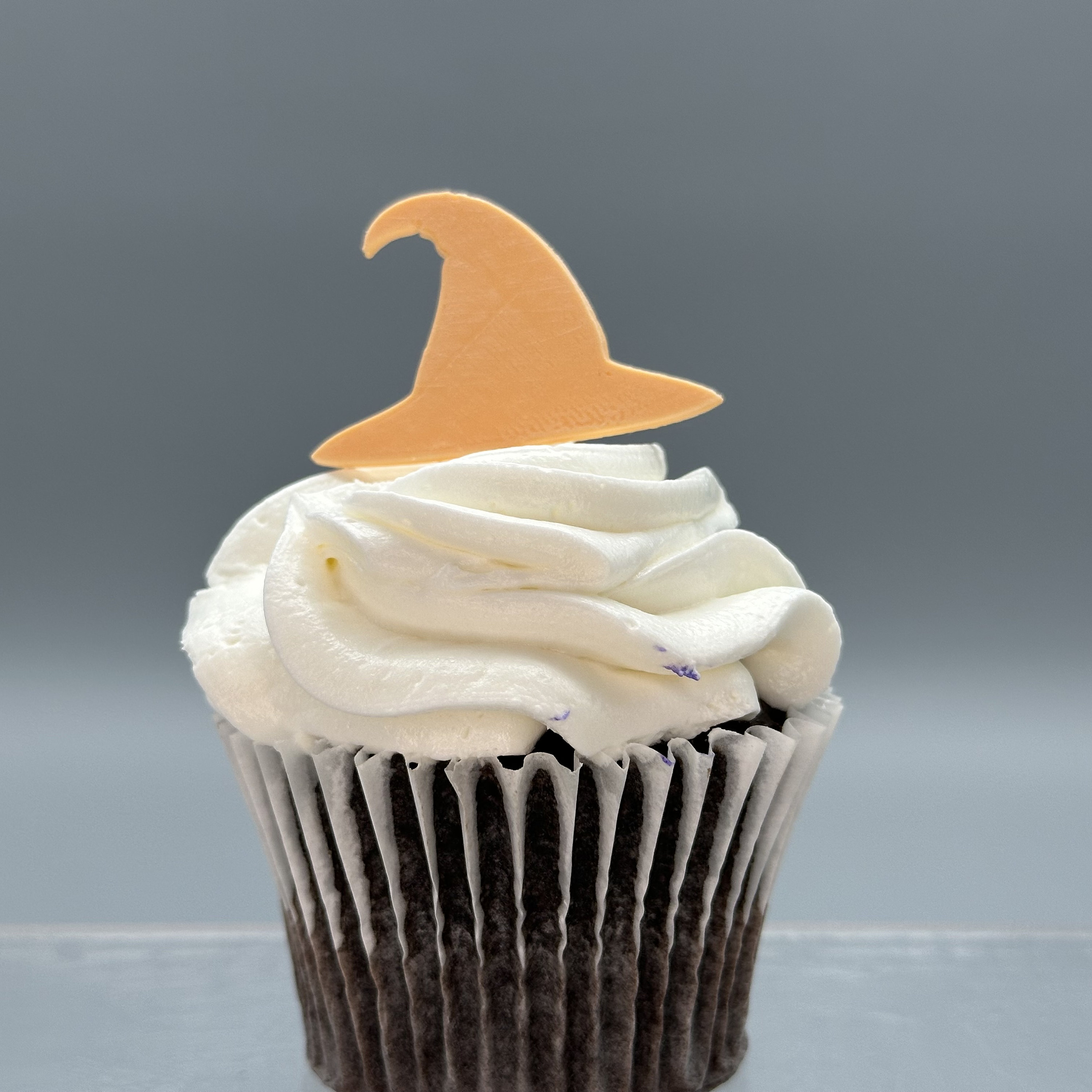 Set of 6 Witches' Hat Cupcake Toppers - Halloween Cupcake Toppers ...