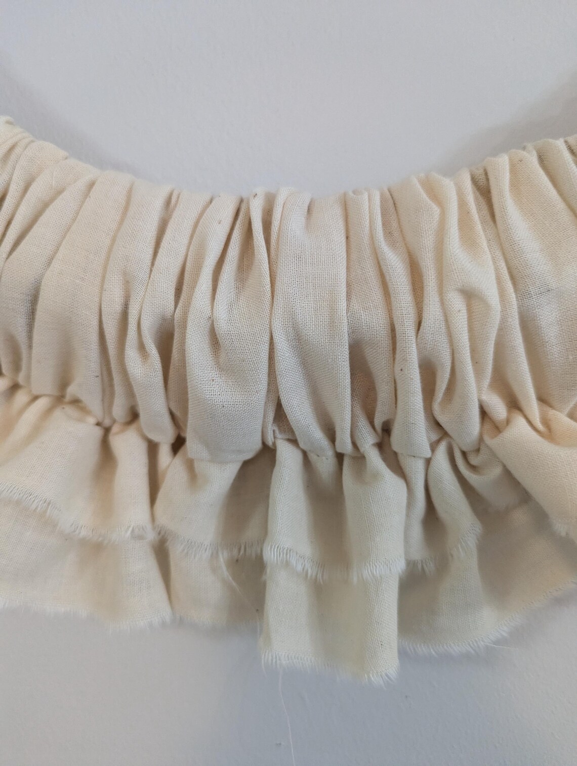 DIY Plain Wreath Blank Muslin Cotton Fabric 20" Wreath Wall Hanging to ...