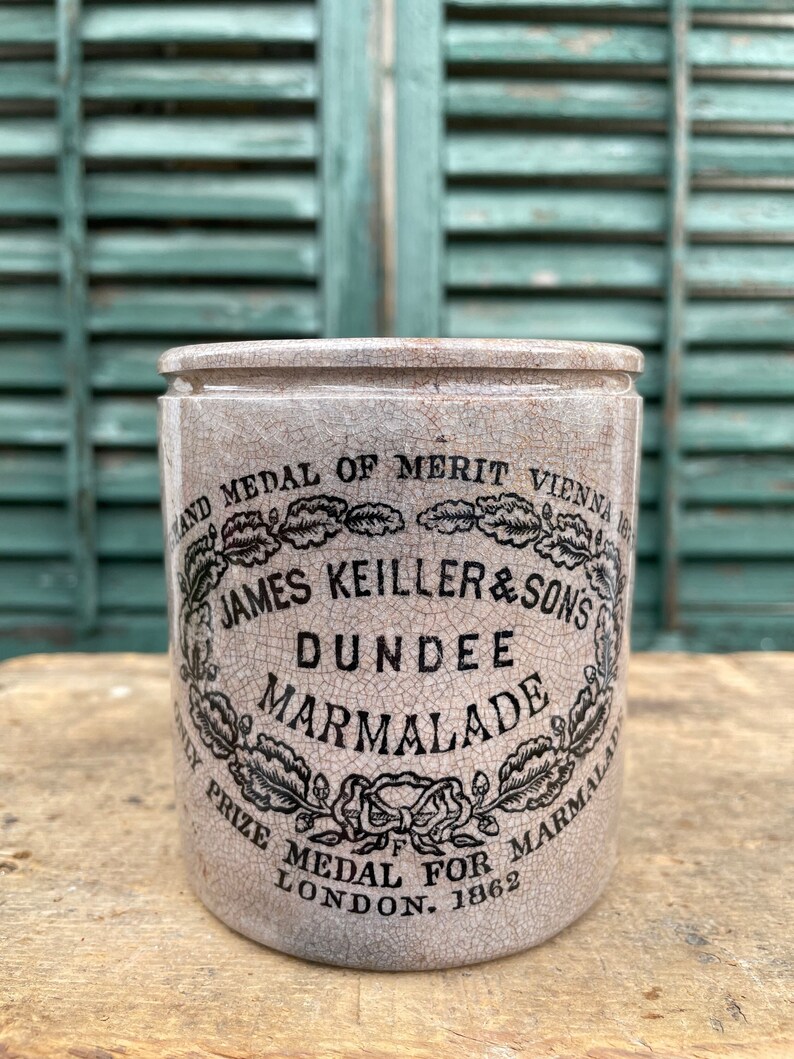 Antique 1lb James Keiller & Sons Dundee Marmalade Crazed and - Etsy