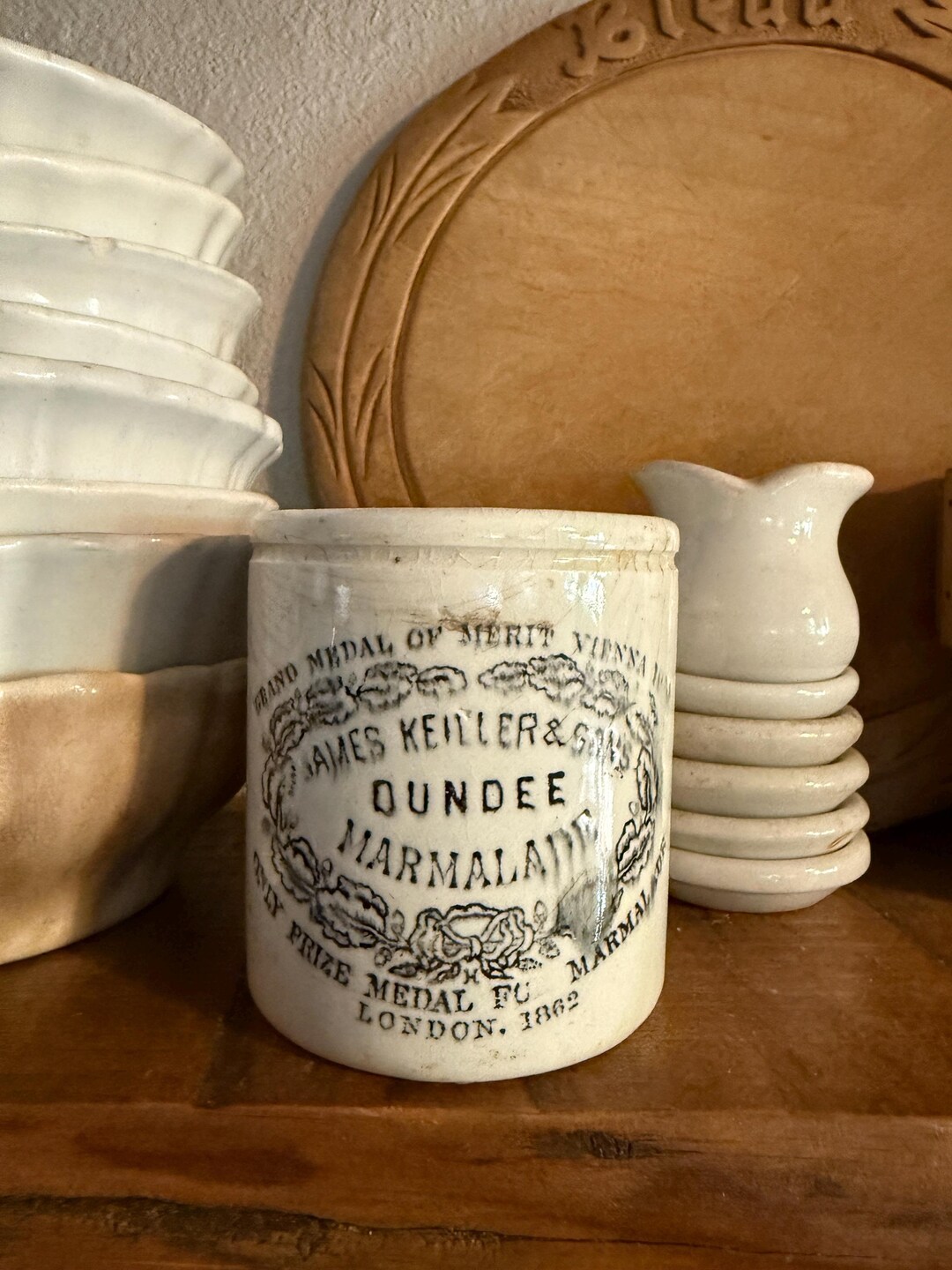 Antique James Keiller & Son's Dundee Marmalade Jar English Pot ...
