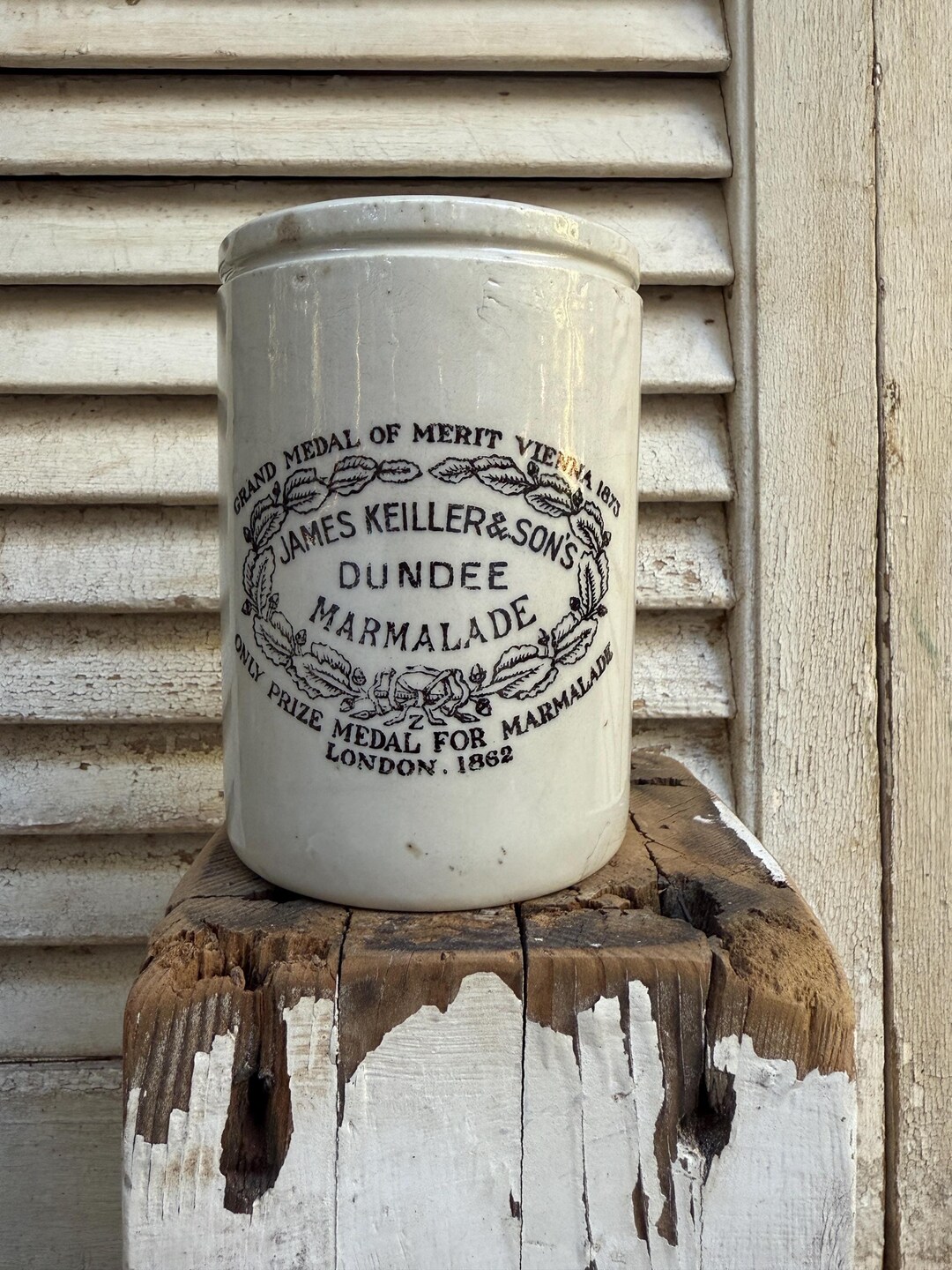 Antique - 2lb Slim Dundee Marmalade Jar - Antique English Advertisement ...