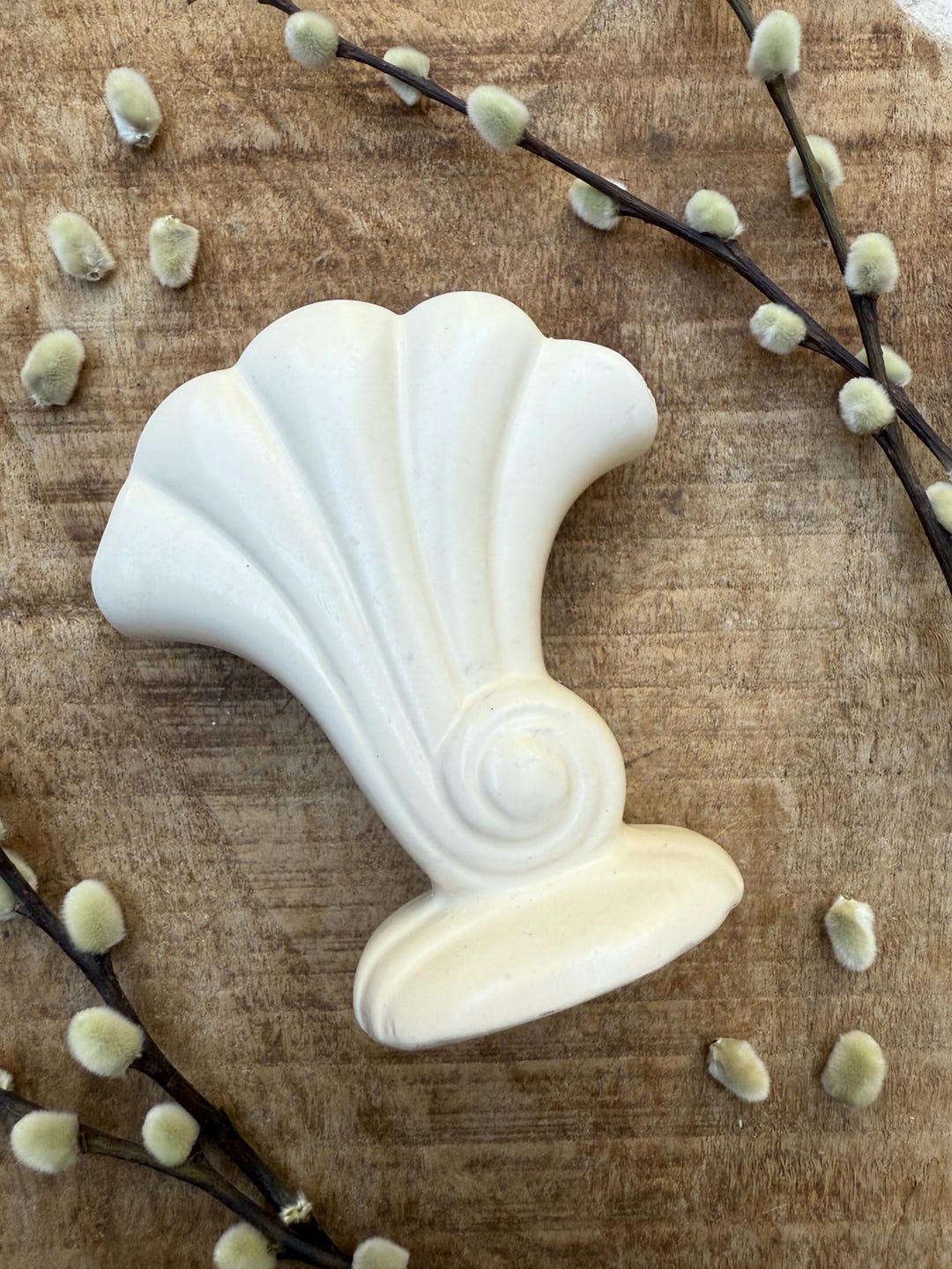 Vintage Red Wing Shell Planter - White Garden Planter - Vintage Garden ...