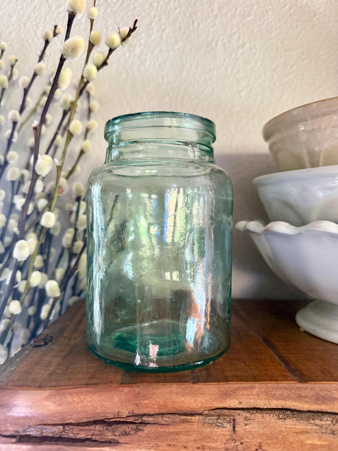 Antique Late 1800's English Preserves Jar - English Glass - English ...