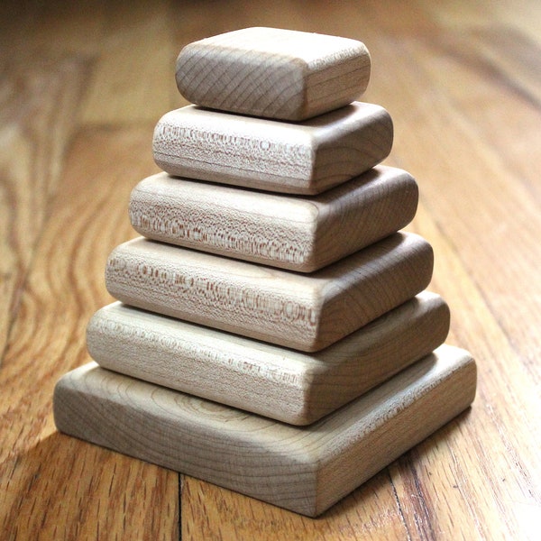 Wooden Stacking Toy - Etsy
