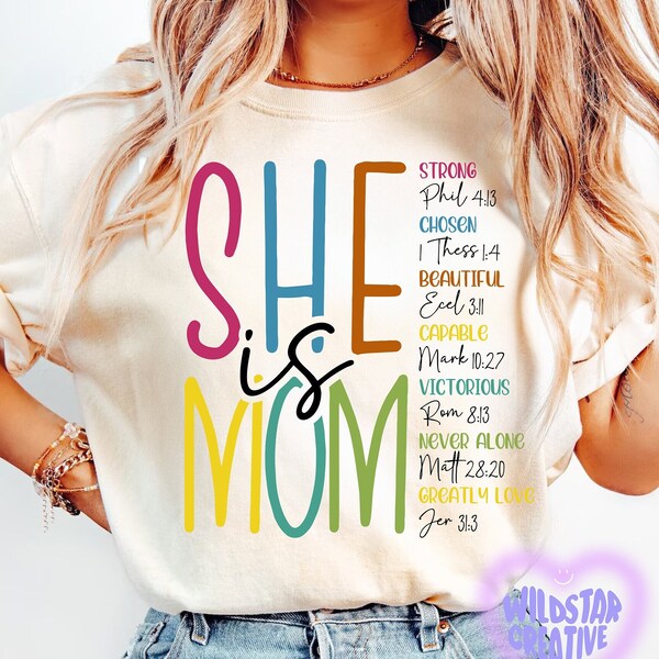 She is Mom Png - Etsy