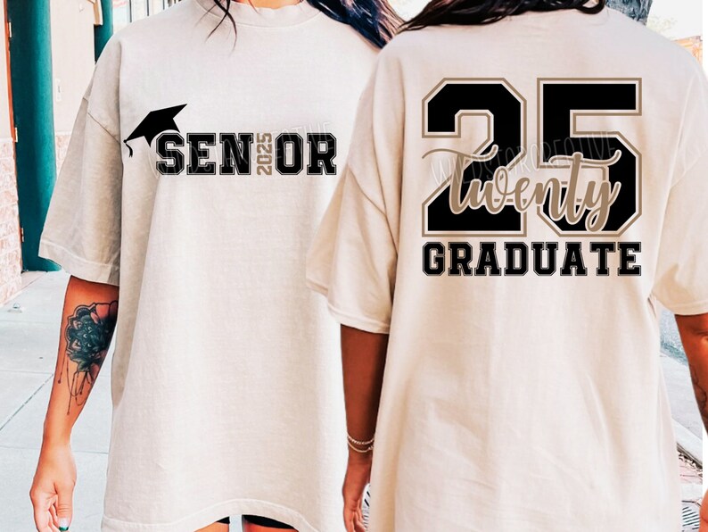 Senior 2025 SVG: Graduation Cut Files for Cricut & Silhouette (digital ...