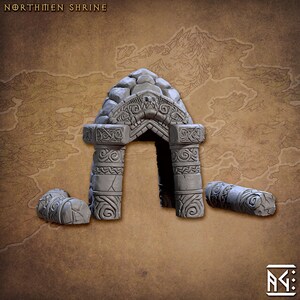 Dnd Norse Shrine Mini | Celtic Miniature | Character Token | Pathfinder ...