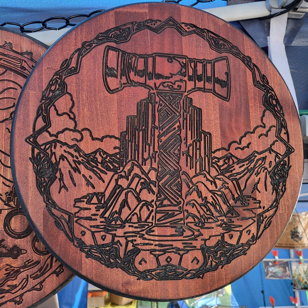 Dnd Wall Decor, Character Race Emblem, Pathfinder Character Racial Art ...