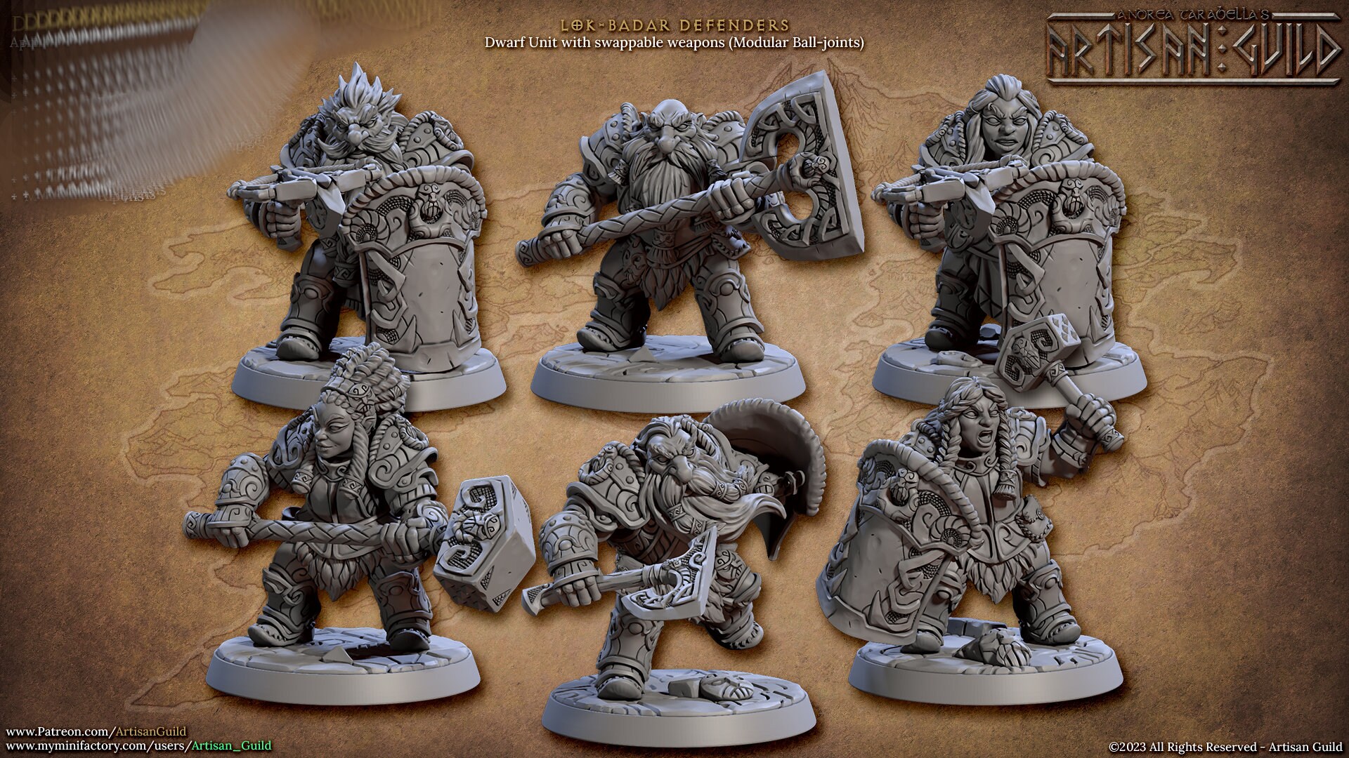 Dnd Defenders of Lok-badar II Collection Mini Wargaming - Etsy