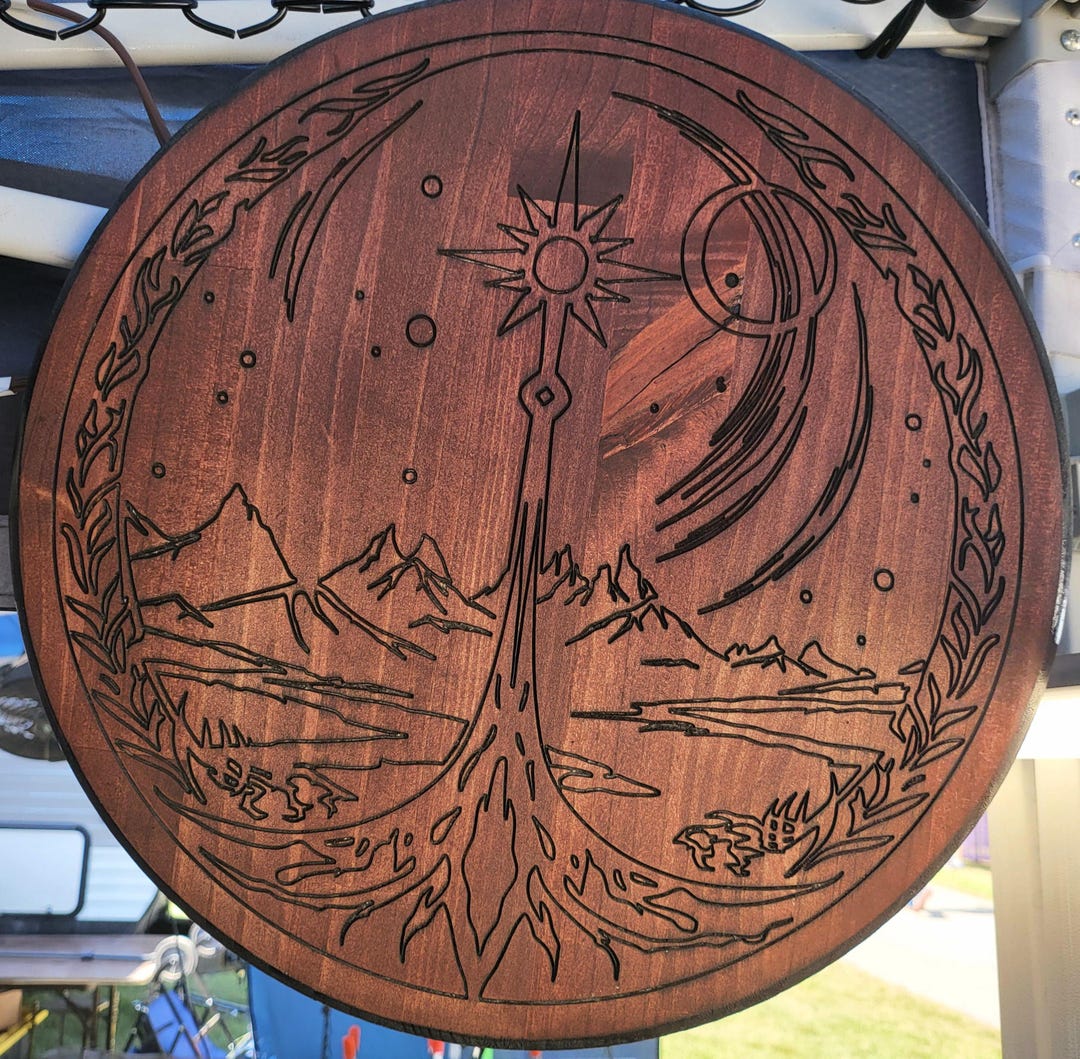 Dnd Wall Decor, Character Race Emblem, Pathfinder Character Racial Art ...