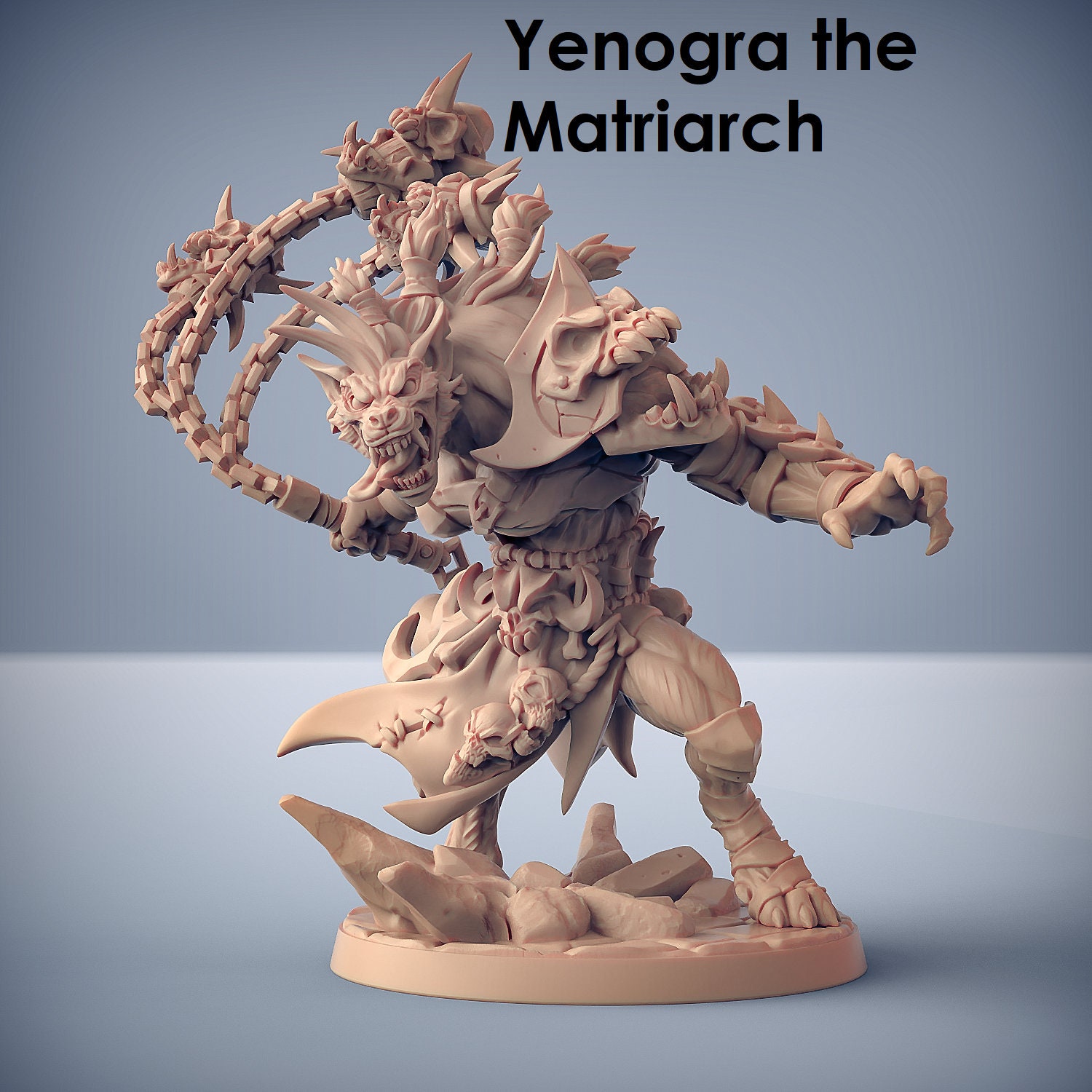 Dnd Gnoll Boss Mini Set Wargaming Hero Miniature, Player Character ...