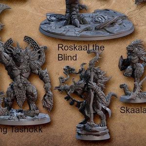 Dnd Lizardmen Hero Mini Wargaming Lizardman Miniature - Etsy