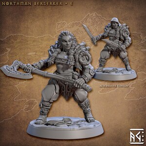 Dnd Northmen Mini Set 2 | Wargaming Norsemen Miniature | Viking Player ...