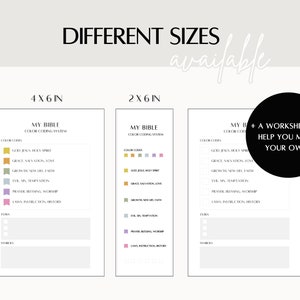 Bible Study Color Coding System - Etsy