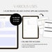 Reading Planner Template, Printable and Fillable Pdfs for IPAD, Instant ...