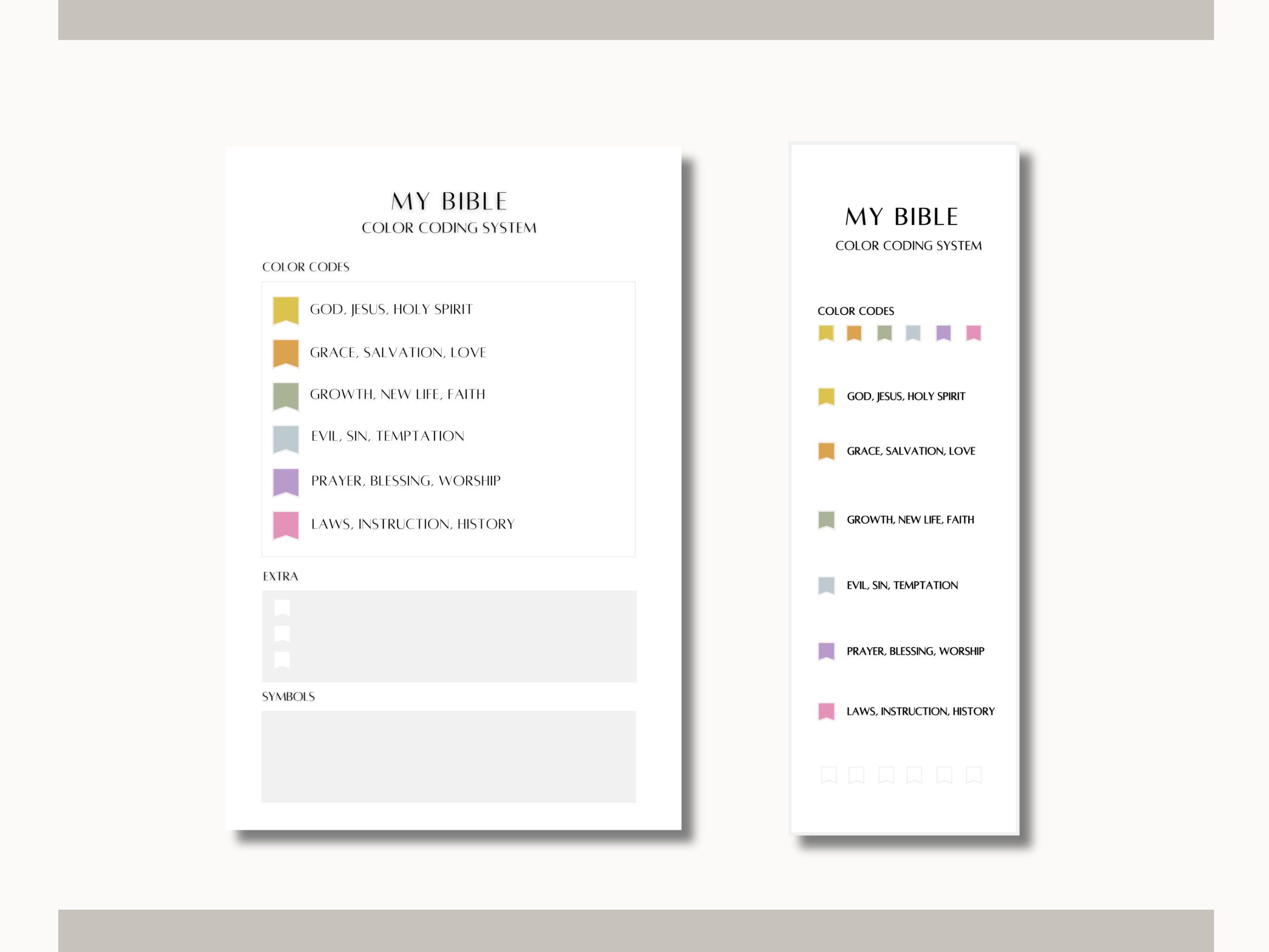Bible Study Color Coding System - Etsy