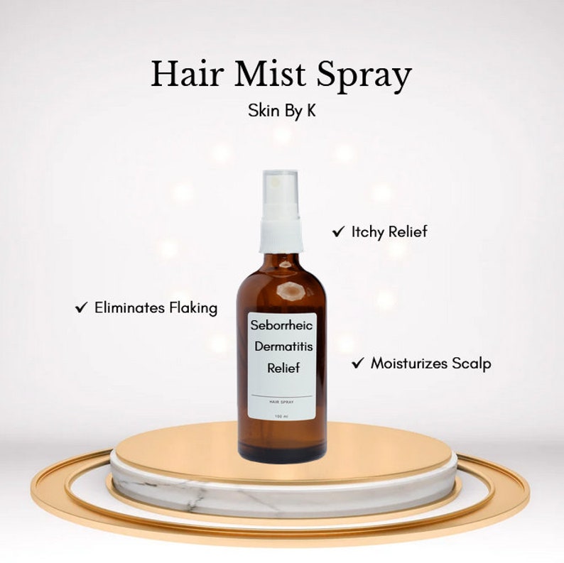 Seborrheic Dermatitis Relief Spray Itchy & Flaky Scalp Treatment Anti ...