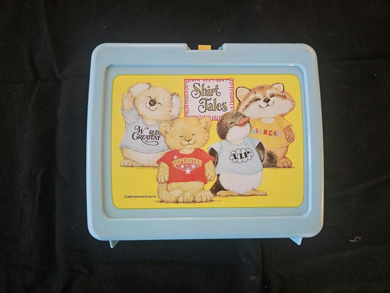 Vintage 1980s Shirt Tales Lunch Box - Etsy